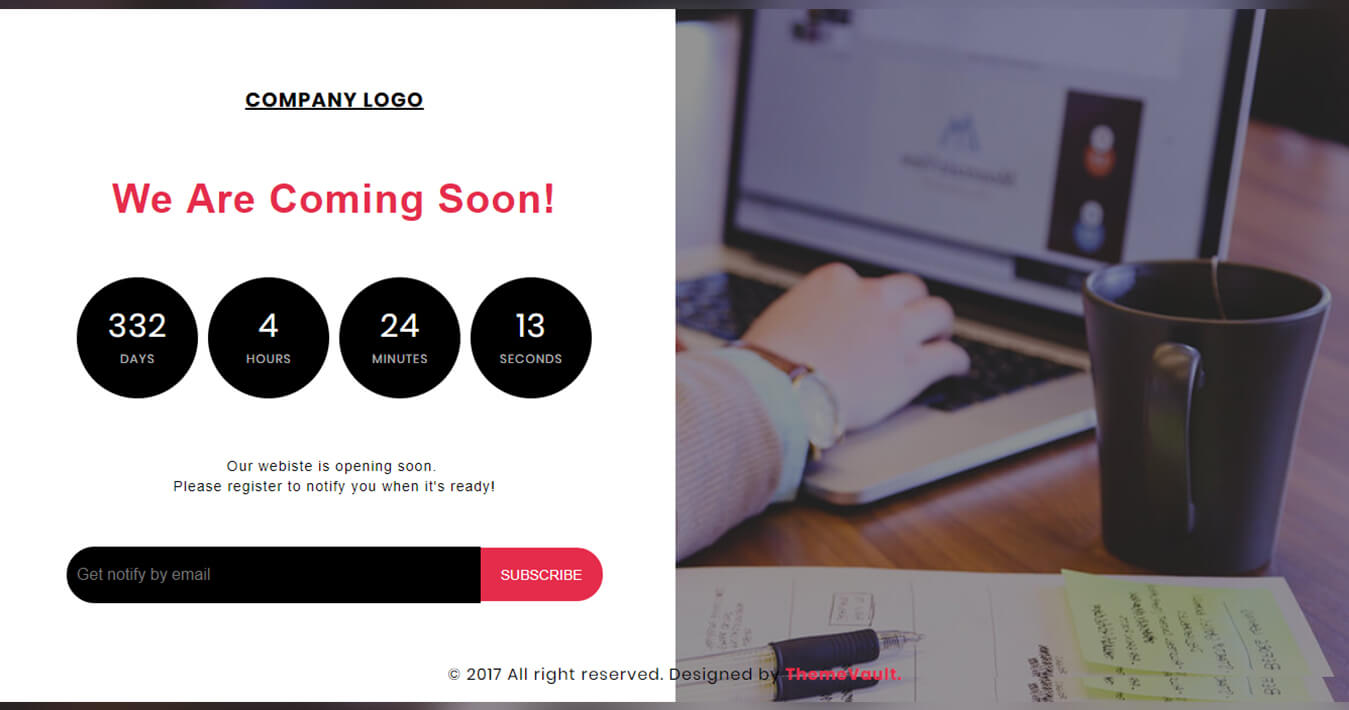 Free Responsive Countdown Widget Template | ThemeVault Free Responsive Countdown Widget Template | ThemeVault
